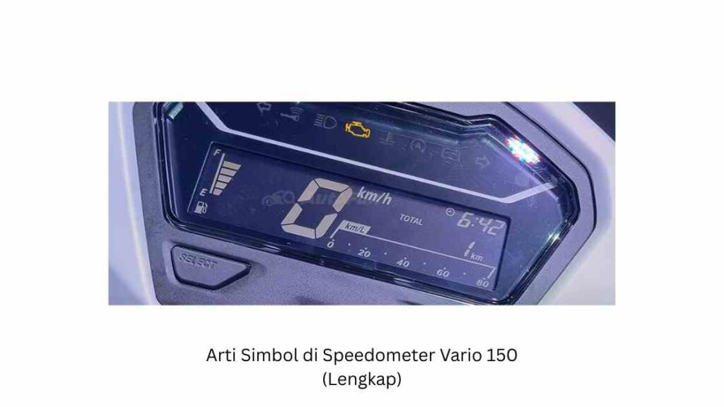Arti Simbol di Speedometer Vario 150 (Lengkap) - Vario.kompak.or.id